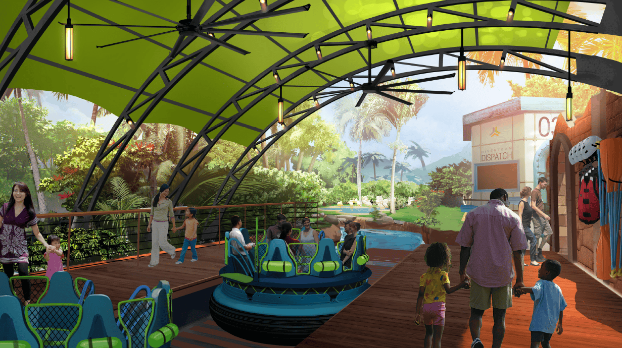 Infinity Falls’s complete ride experience at SeaWorld Orlando