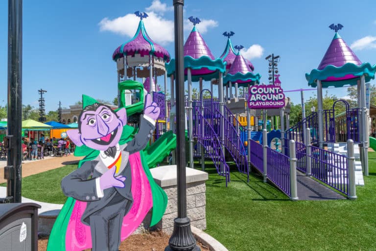 Sesame Street is the most detailed area of SeaWorld