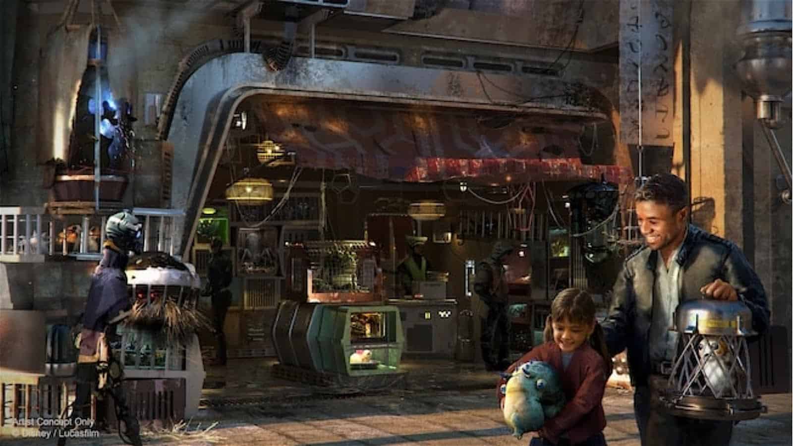 Creature Stall in Star Wars: Galaxy's Edge at Disney World's Hollywood ...