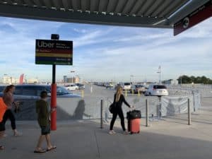 Parking, guest drop-off, and the Universal Orlando transportation hub