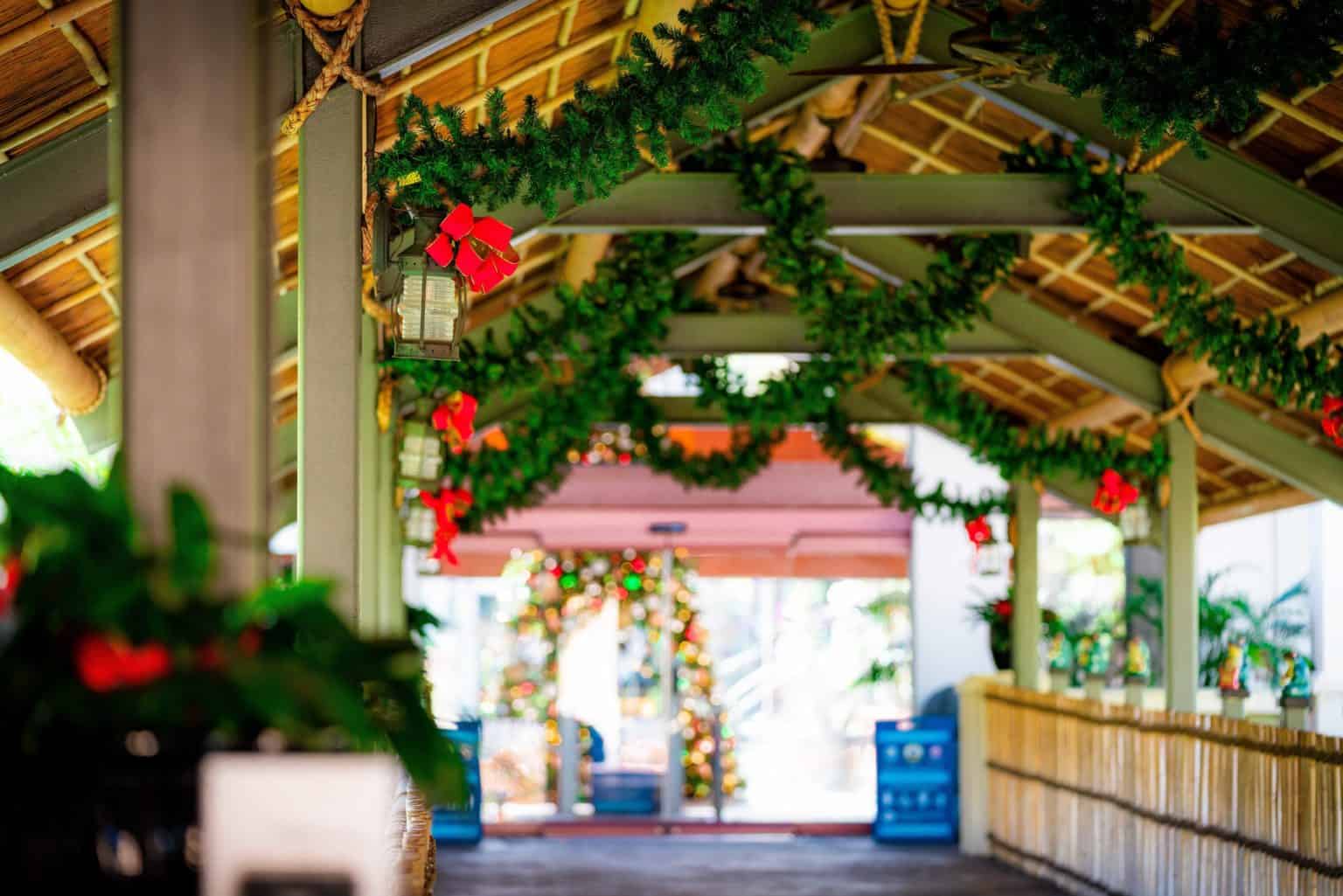 Holiday decorations arrive at Royal Pacific Resort
