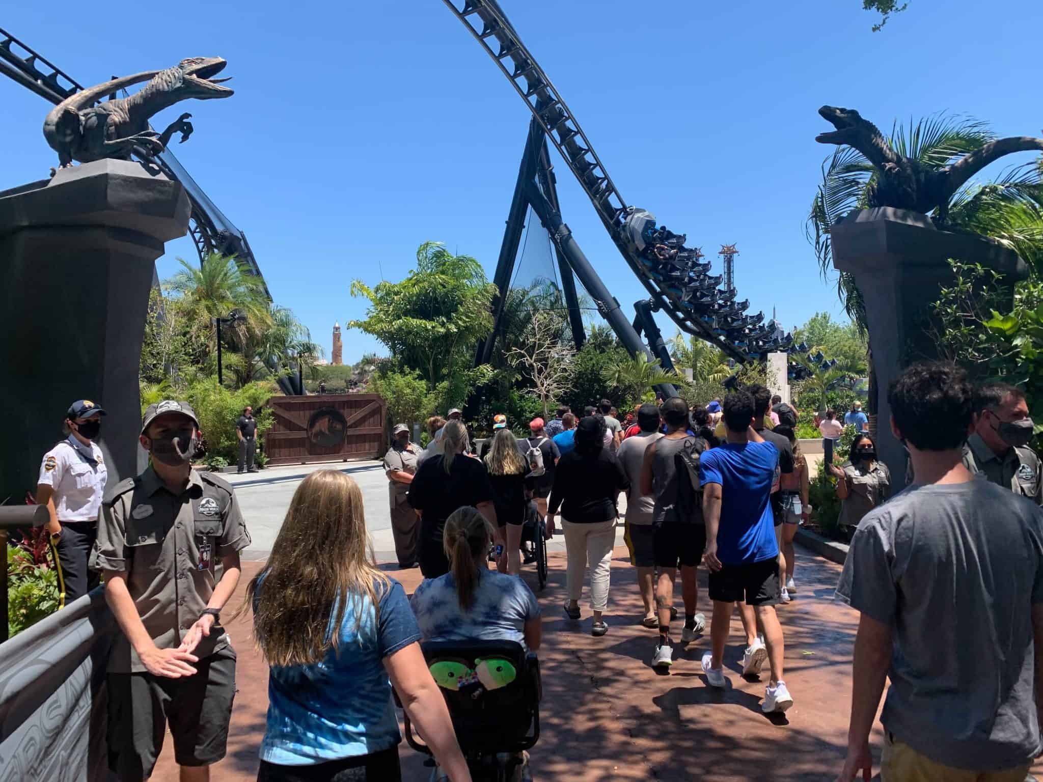 Jurassic World VelociCoaster's soft-openings BEGIN