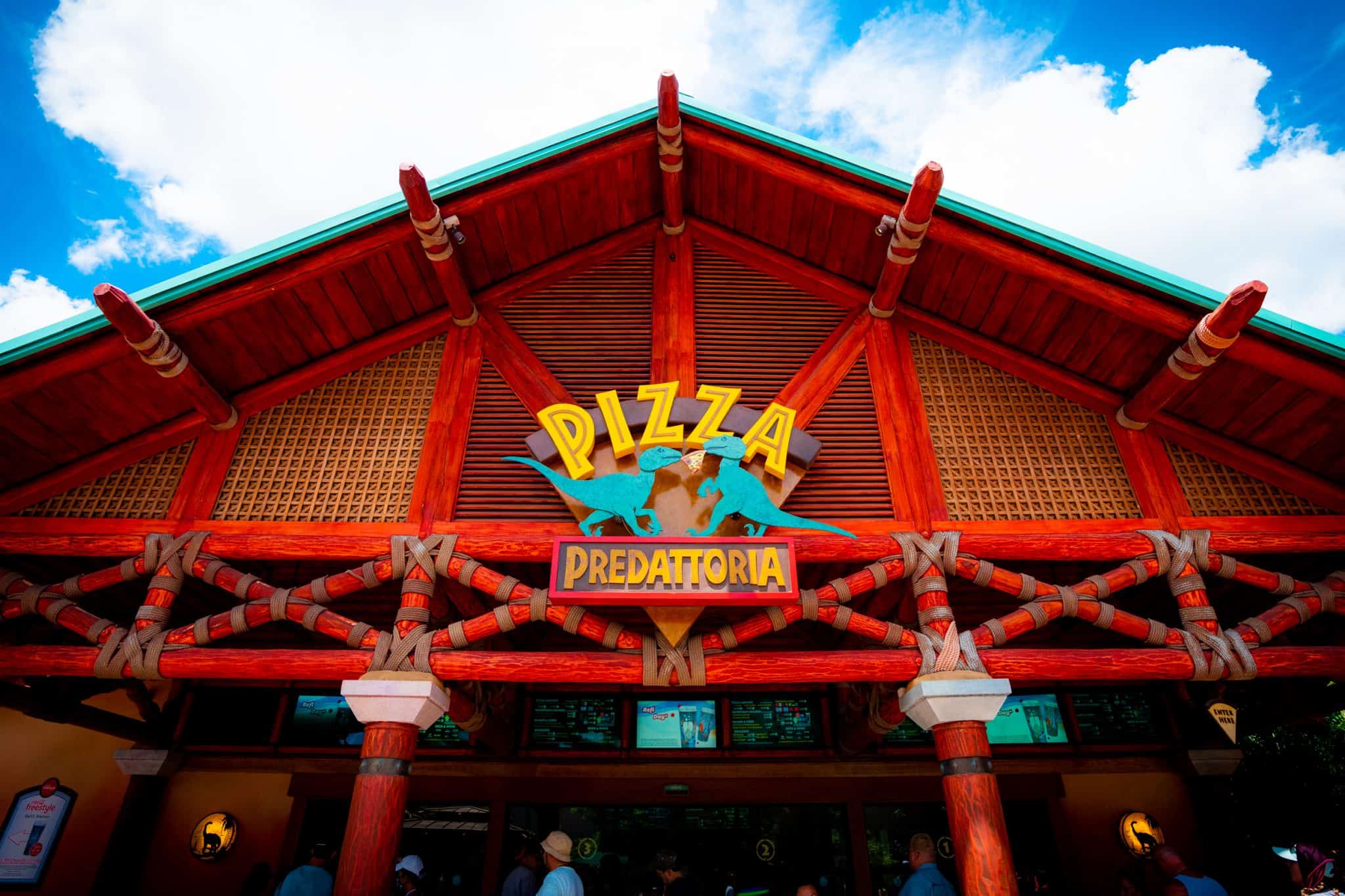 Pizza Predattoria (quick-service) at Universal Islands of Adventure ...