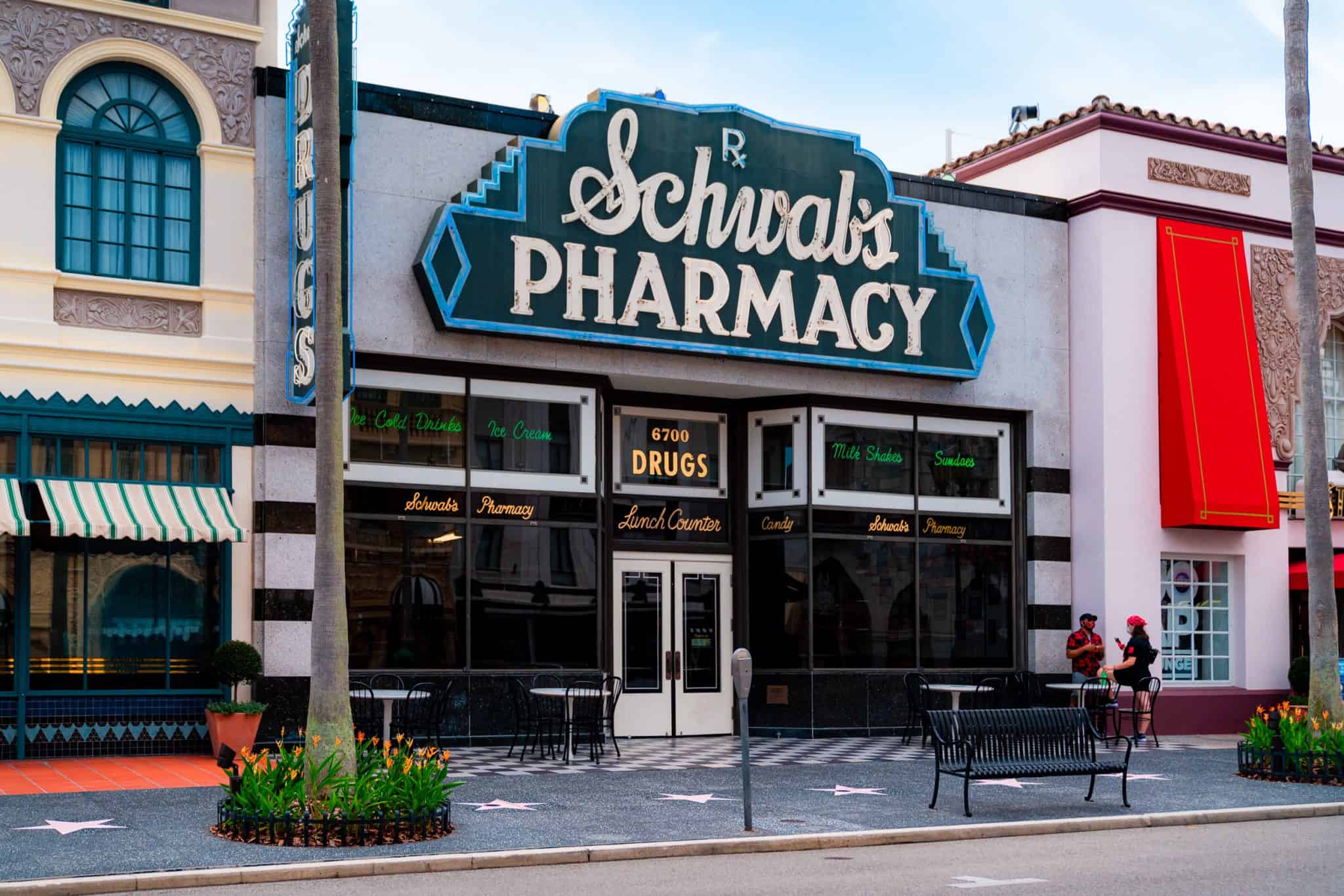 Schwab s Pharmacy quick service At Universal Studios Florida Schwab s Pharmacy quick service At Universal Studios Florida