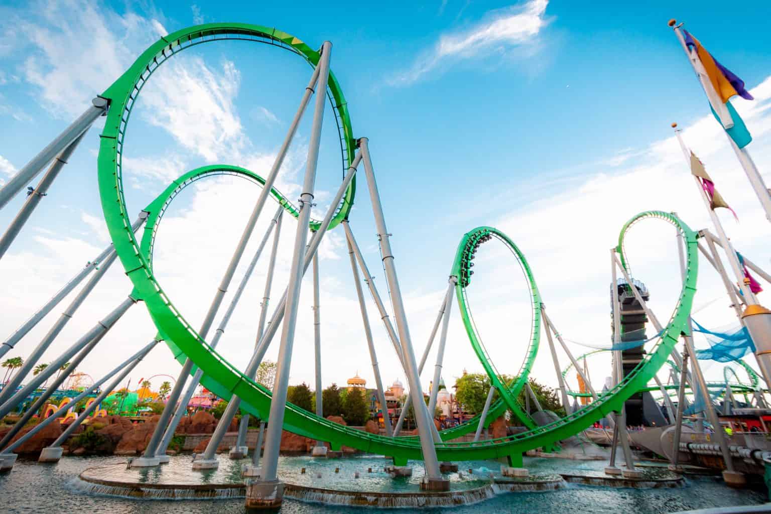The Incredible Hulk Coaster at Universal's Islands of Adventure