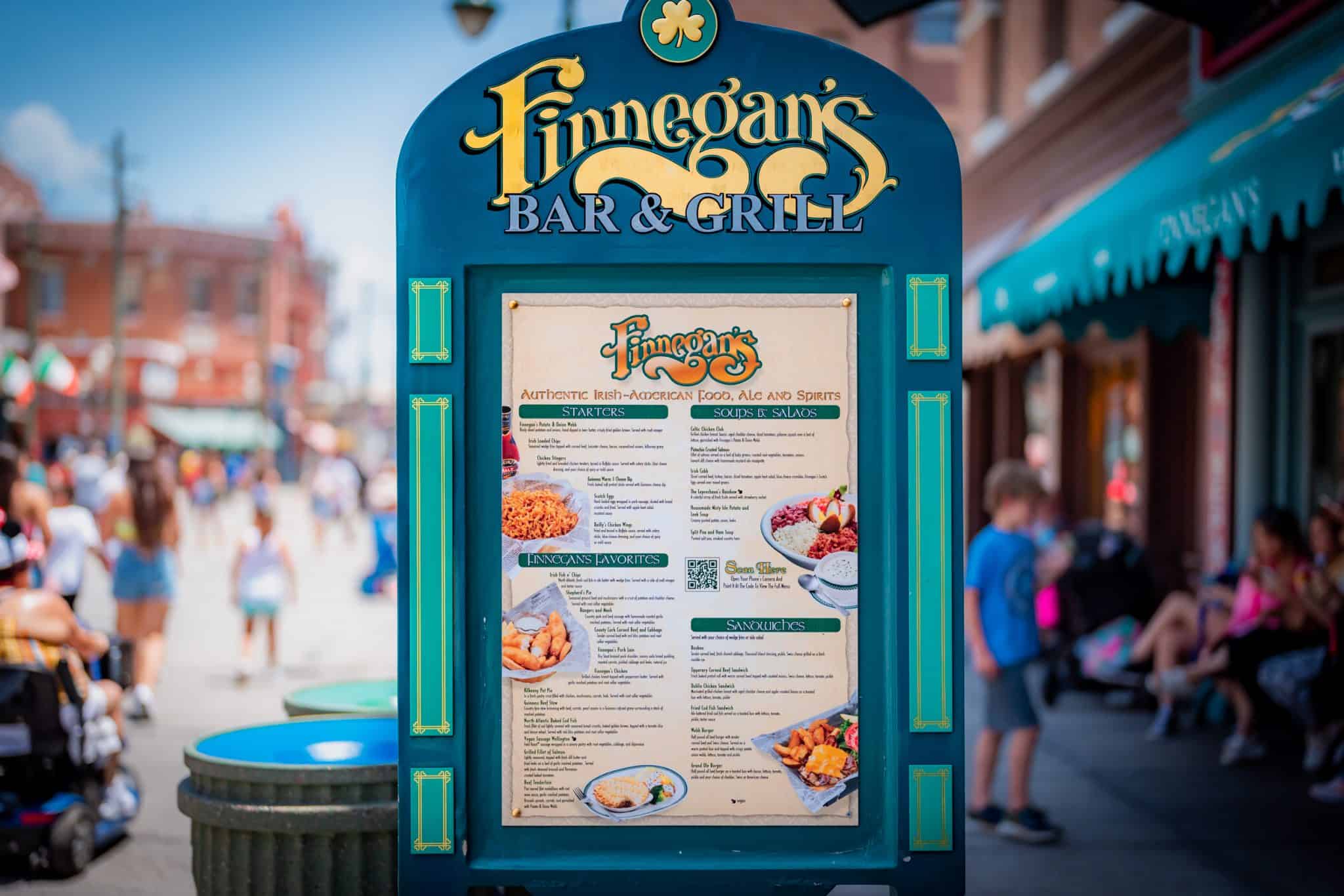 Finnegan’s Bar & Grill (full-service) at Universal Studios Florida