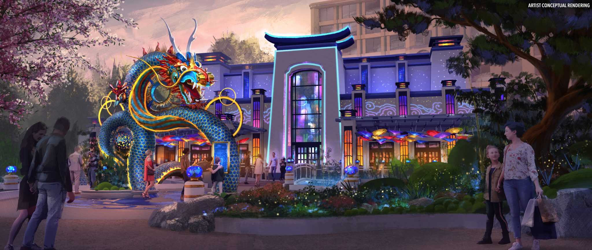 The Blue Dragon Pan-Asian Restaurant (full-service) at Universal Epic ...
