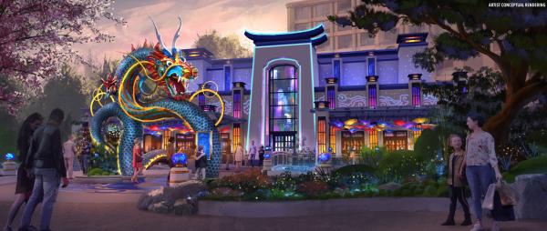 The Blue Dragon Pan-Asian Restaurant (full-service) at Universal Epic ...