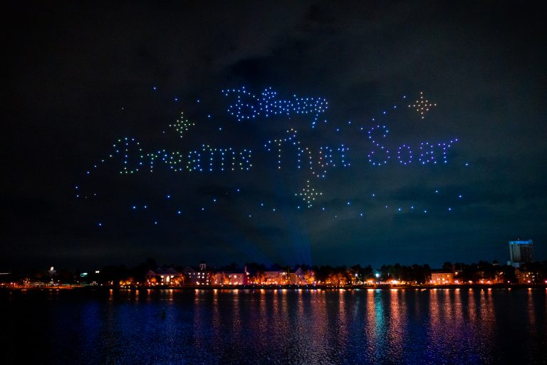 Disney Dreams that Soar: Nighttime Drone Show at Disney Springs