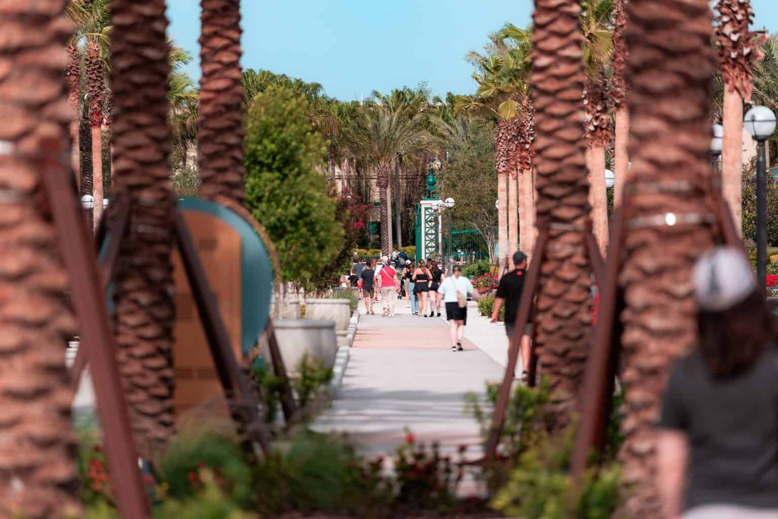 Parking, guest drop-off, and the Universal Orlando transportation hub