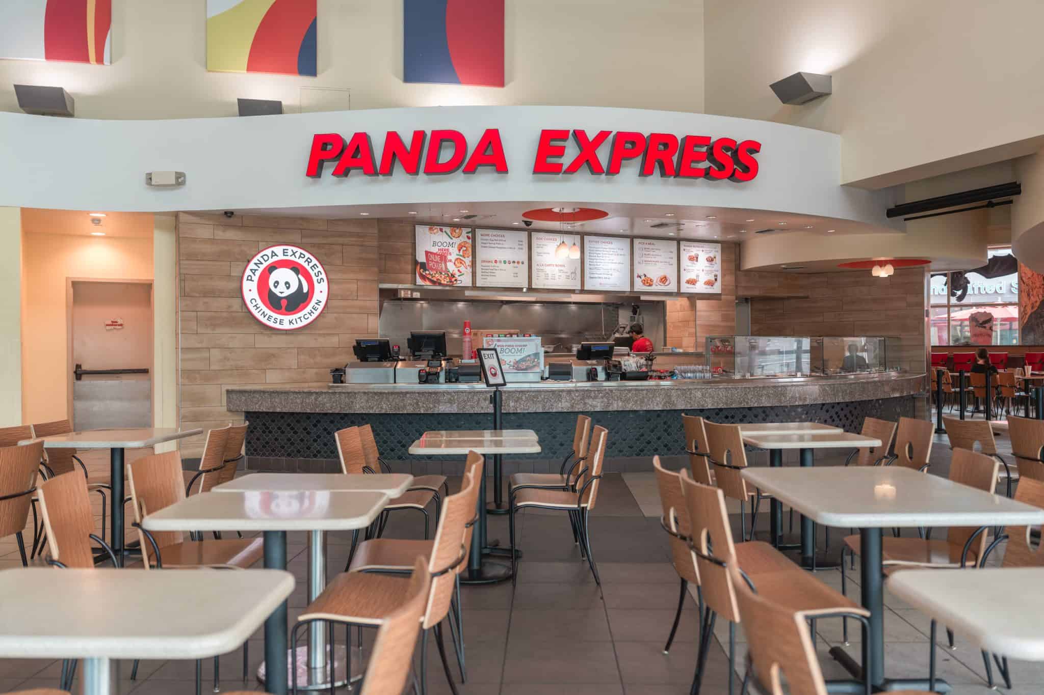 Universal CityWalk food court: Burger King Whopper Bar, Panda Express ...