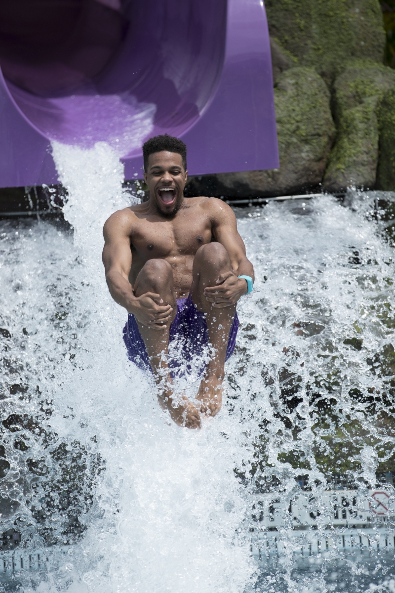Ohyah and Ohno Drop Slides at Universal's Volcano Bay - Orlando Informer